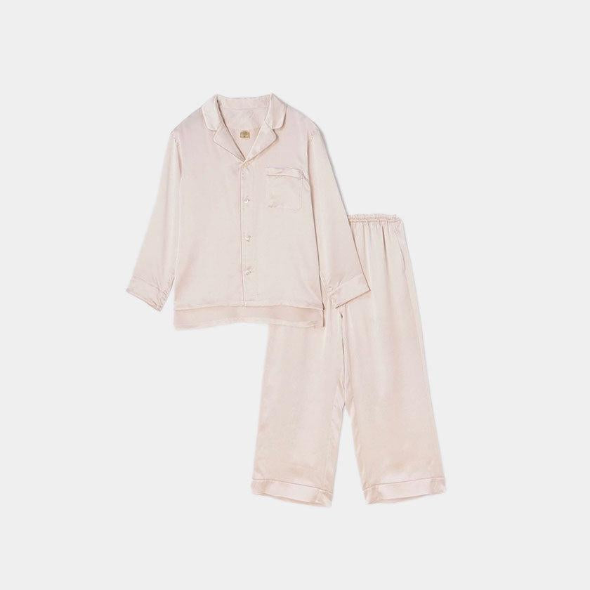 パジャマ｜シルク パールホワイト セットアップ | Foo Tokyo ｜BECOS